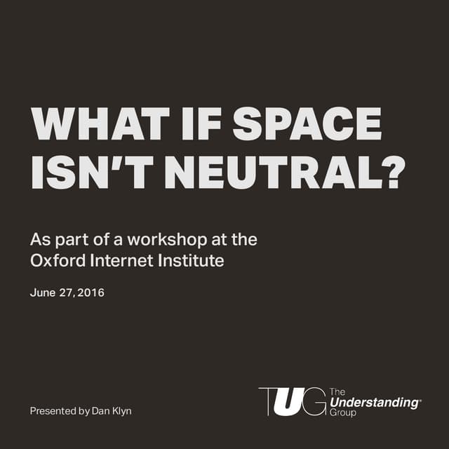 What If Space Isn't Neutral | PDF