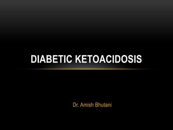 DKA in children | PPT