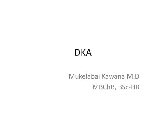 Management of diabetic ketoacidosis | PPTX | Endocrine and Metabolic Diseases | Diseases and ...