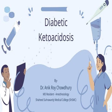 Diabetic Ketoacidosis (DKA) & Its Management Protocol | PPTX