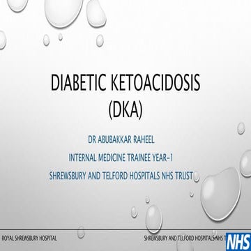 Dka presentation | PPTX