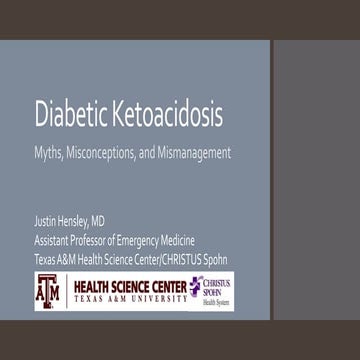 Diabetic Ketoacidosis | PPT