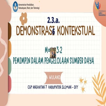 DK Modul 3.2-Erma.Guru Penggerak Angkatan 7pptx | PPTX