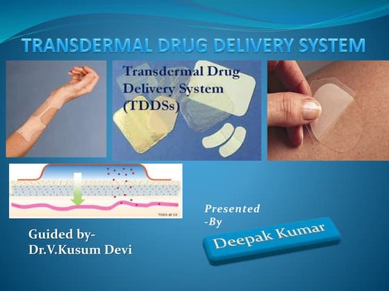 Factors affecting TRANSDERMAL DRUG DELIVERY SYSTEM | PPTX | Skin and ...