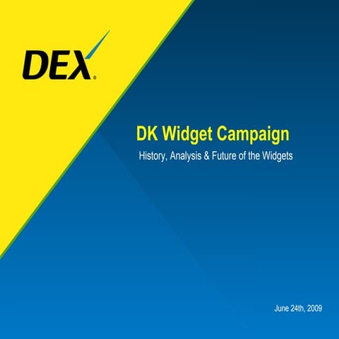 DexKnows Widget Campaign | PPT