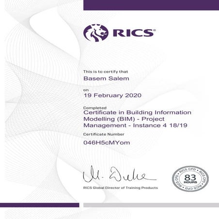 RICS Associate membership