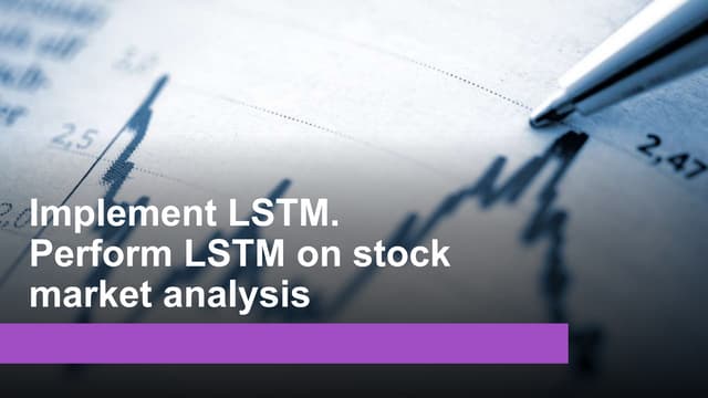 Long Short Term Memory LSTM | PPTX
