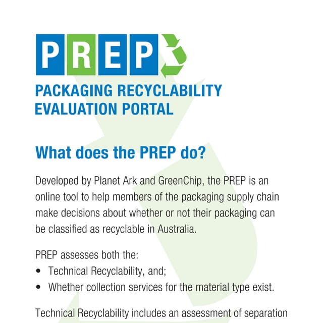 PREP DL Flyer What is PREP | PDF | Environmental Services Industry ...