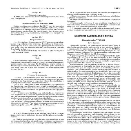 Dl 79 2014(habilitação_profissional) | PDF