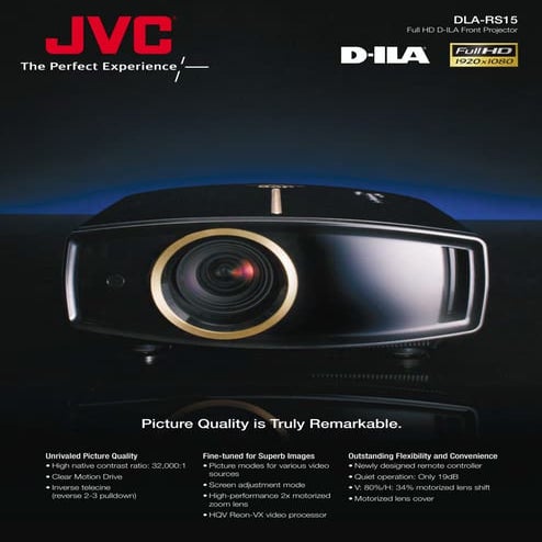 JVC DLA-RS15 | PDF