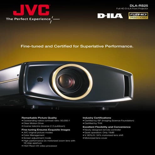 JVC DLA-RS25 | PDF