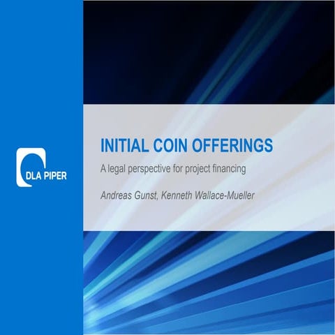 Initial Coin Offerings as Project Finance | PDF