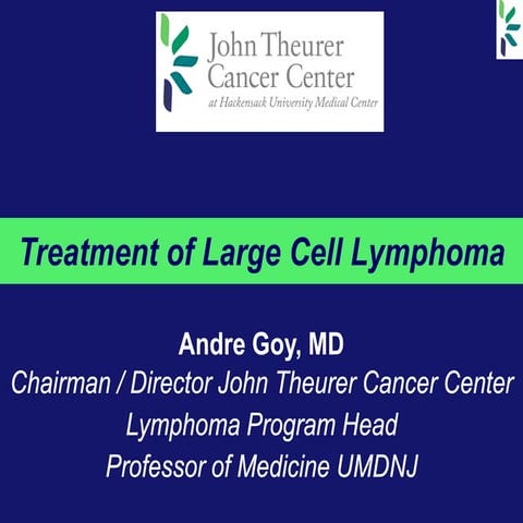Treatment of Large Cell Lymphoma | PDF