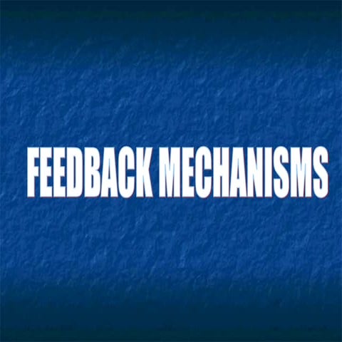 DLC911_Feedback mechanism science topic.ppt