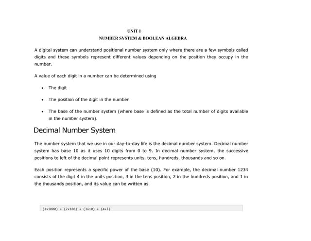 Number Systems | PPTX