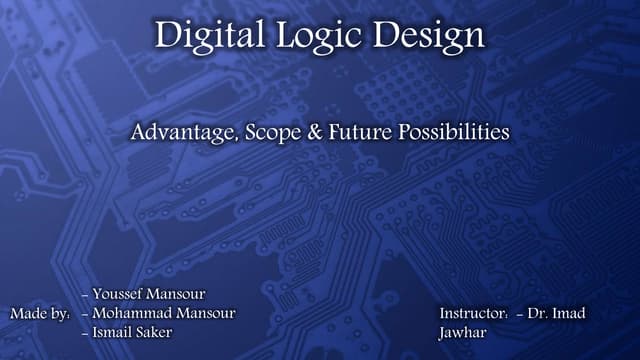 Ppt Digital Electronics | PPT