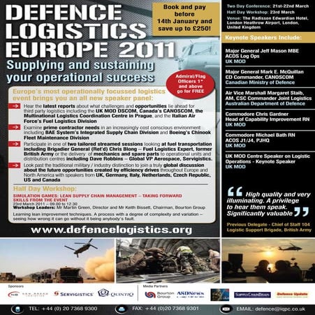 Defence Logistics Europe 2011 | PDF