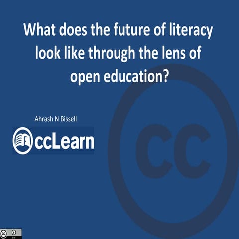 Future Of Literacy Education from the Vantage of the Open Education ...