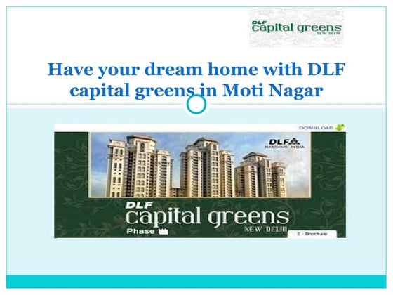 DLF Capital Greens. | PDF