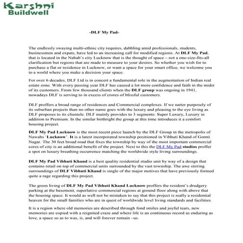 Dlf my pad | PDF