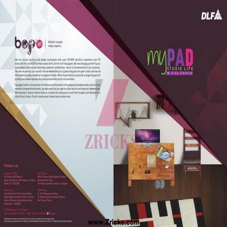 DLF My Pad Brochure - Zricks.com