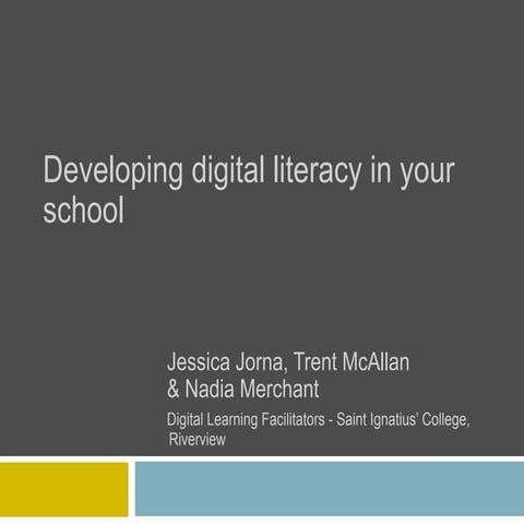 Developing digital literacy in your school | KEY
