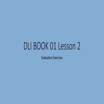 Dli book 02 lesson 01.e.e | PPTX