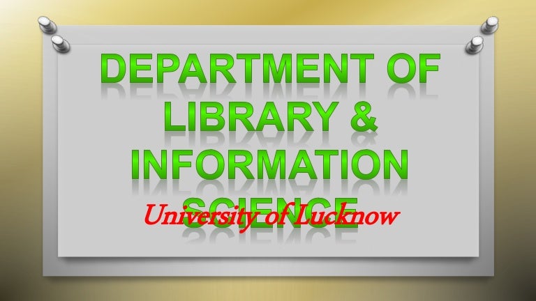 Department of Library and Information Science