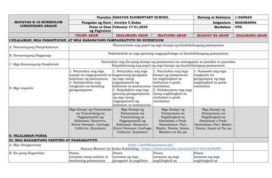 Lesson Exemplar_Kindergarten_Q2_Week3_-v.2 | PDF
