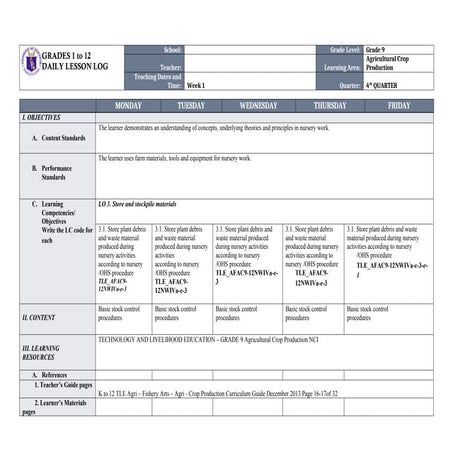 agricultural crops production for grade 9 | PPTX