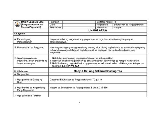 Modyul 14 isyung sekswalidad | PPT