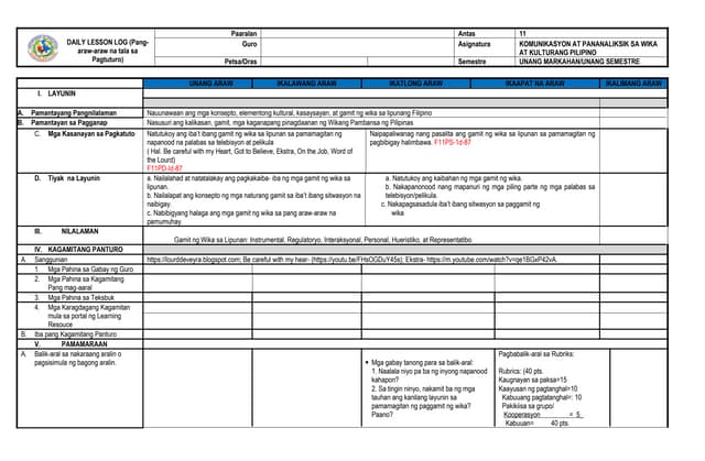 Rubriks sa Dula-dulaan.pptx