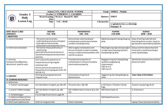 Word cline lesson plan | DOCX