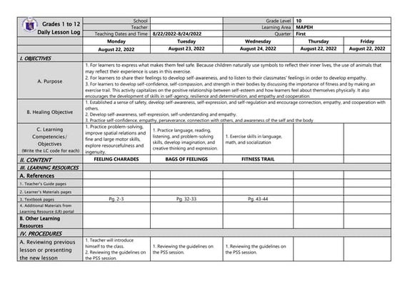 Grade 3 Lesson Plan- Living and Nonliving things | PDF