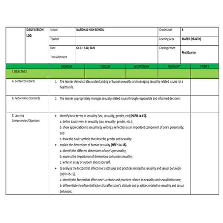 DLL- MAPEH- 8 - 1ST QUARTER- WEEK 9 health.docx