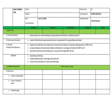 DLL- MAPEH- 8 - 2nd QUARTER- WEEK 9 HEALTH.docx