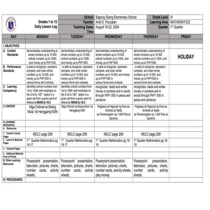 DLL-MATHEMATICS-Q1-WEEK 4.doc MATHEMATICSx | DOCX