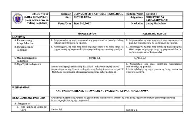 Values Education-8-Sample-DLL-Detailed Lesson Plan Template-Revised K to 12 Curriculum.docx