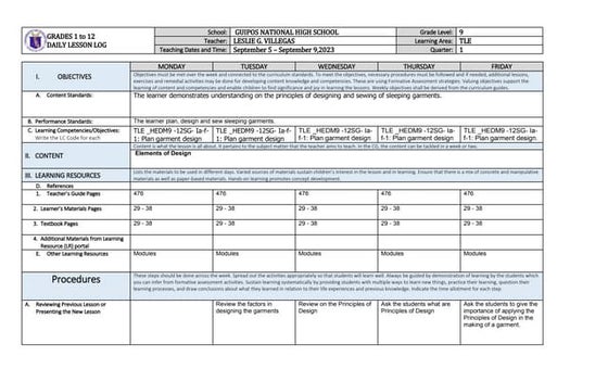 DLL-Dressmaking week2.docx