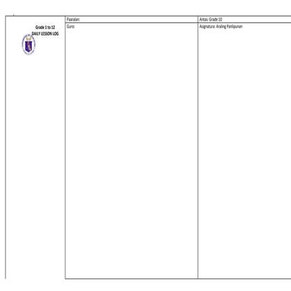 Daily Lesson examples for teachers and students in Junior high school | PPT