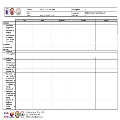 DLL 5days Template - ESP grade 7 - 10.docx