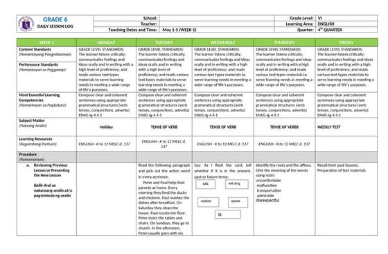 Grade 6-english-reading-recognizing-correct-syllabication-of-words | PDF