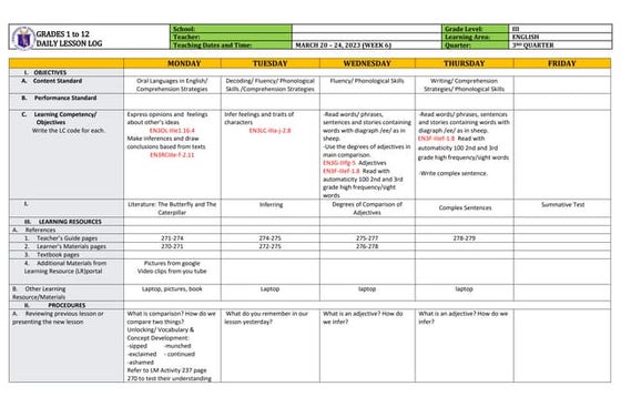 LESSON PLAN FOR ENGLISH 4 ELEMENTARY.docx