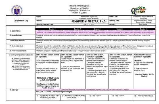 ANNOTATED LESSON PLAN FOR INDIGENOUS PEOPLE | PDF
