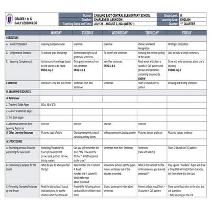 DLL_ENGLISH 3_Quarter1_Week1.docx DEPED. | PPT