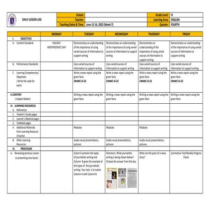 DLL_ENGLISH 4_Q4_W7_Write a news report using the given facts (1).docx