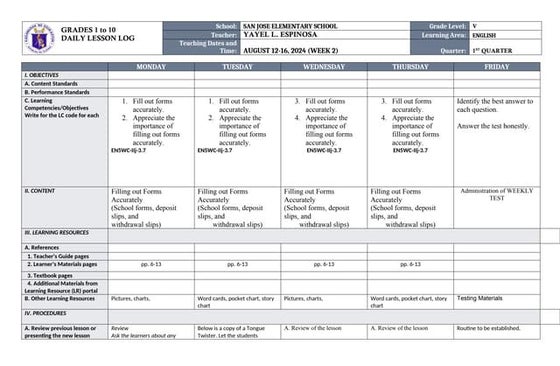 Sample COT notes for Proficient teachers | PDF