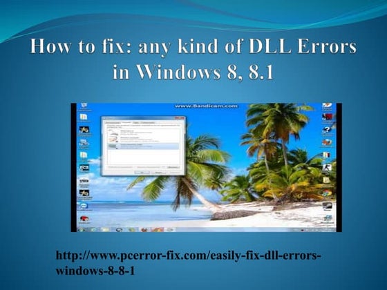 Tips to Fix windows 8 most common errors | PPTX