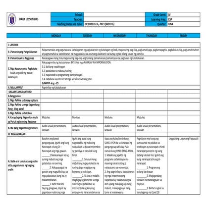 DLL_ESP-4_Q1_W6_-Nakapagninilay-ng-katotohanan-.docx