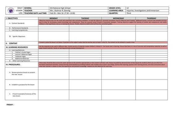 document.pdf dll in quarterly examination | PDF | Educational ...